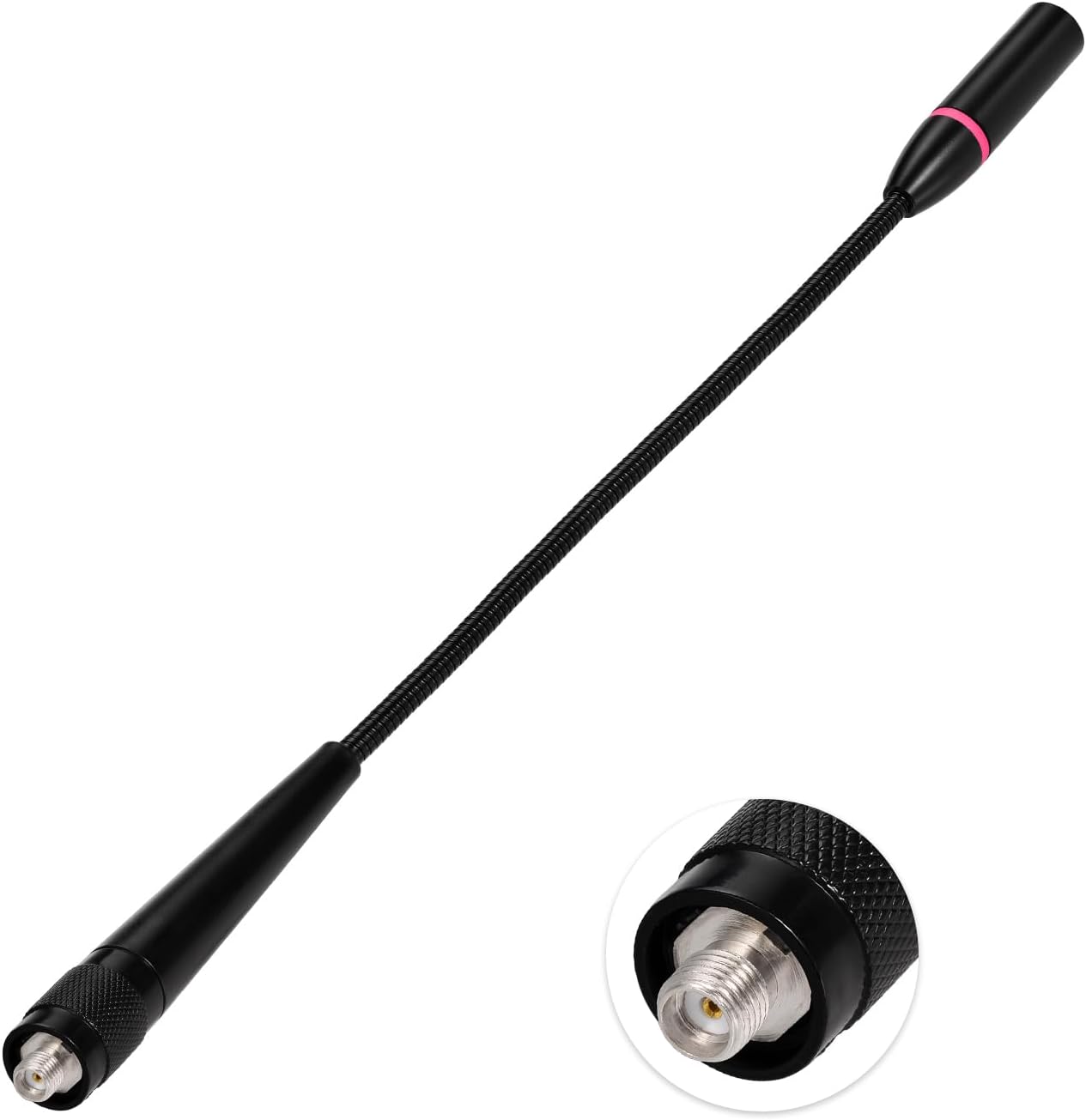 Superbat Dual Band VHF/UHF Antenna SMA Female 144/430MHz High Gain Sof